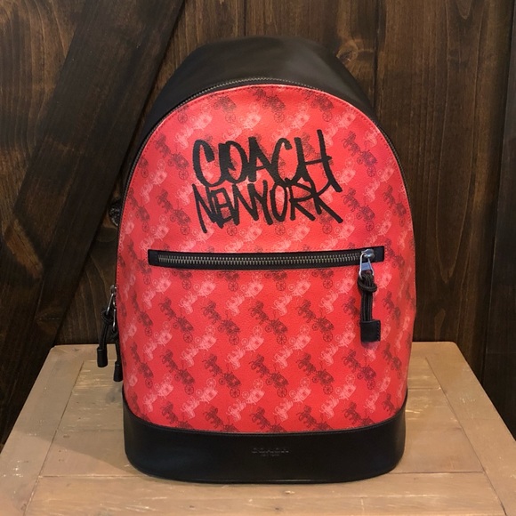 Coach | Bags | Nwt Authentic Coach Horse Carriage Graffiti Pack | Poshmark